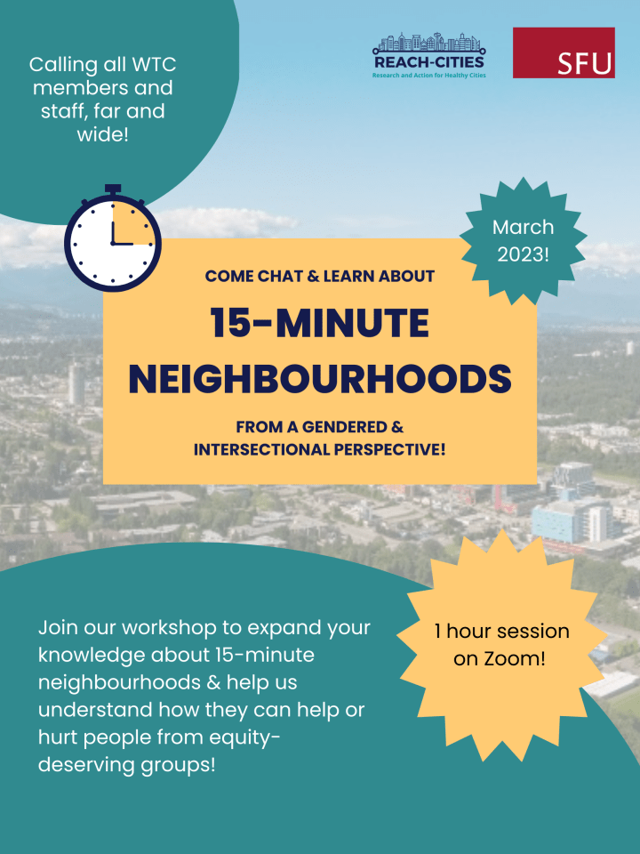 WTC poster | Cities, Health, and Active Transportation Research